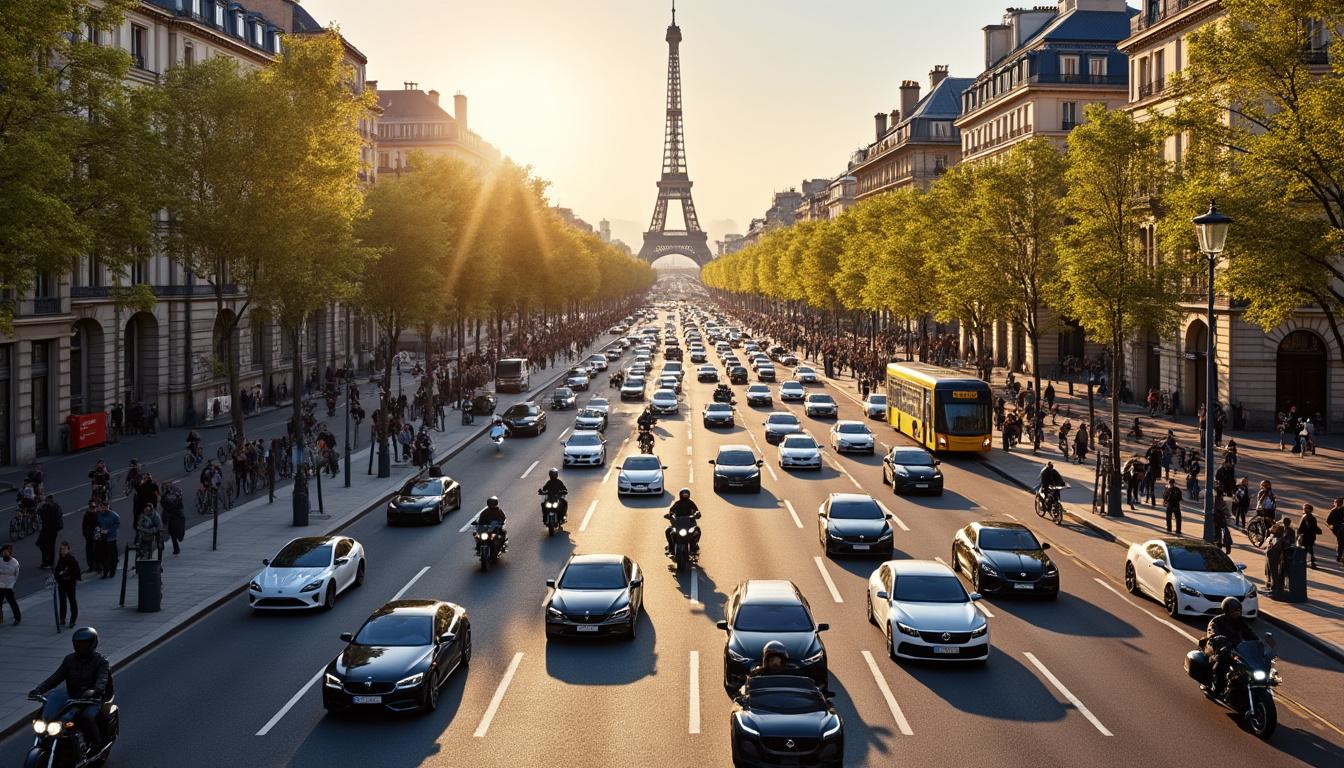 Auto Fahren Paris